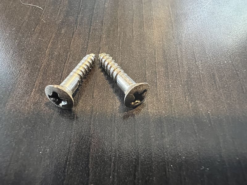 1953 Fender Telecaster control plate mounting screws | Reverb