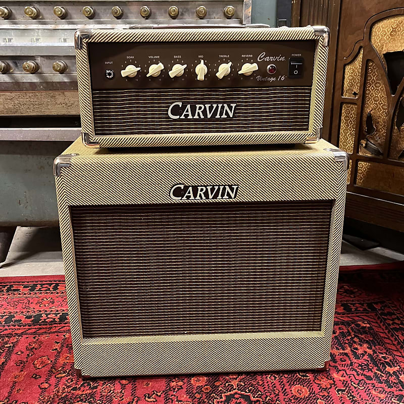 Carvin Vintage 16 All Tube Guitar Amp Head w/1-12" Carvin | Reverb