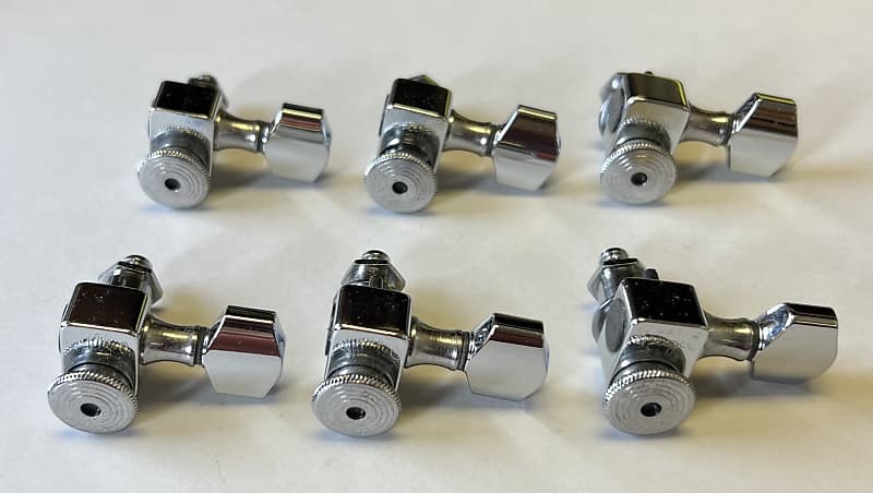 Sperzel 6 in a line Locking Tuners - Nickel | Reverb