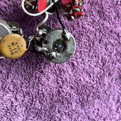 1980 Fender Lead I II guitar switches pots harness set | Reverb