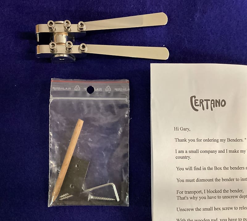 Certano Palm Bender/Lap Steel 2020s - Chrome | Reverb