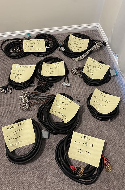 Mogami / Pro Co - Various Snake Cables Lot | Reverb