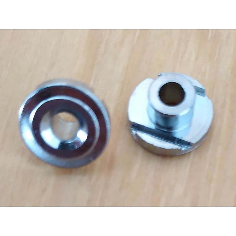 2 Telecaster Vintage Chrome String retainer + Screws | Reverb