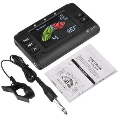 Lekato MT-4100 3 IN 1 Electric Guitar Digital LCD Tuner | Reverb