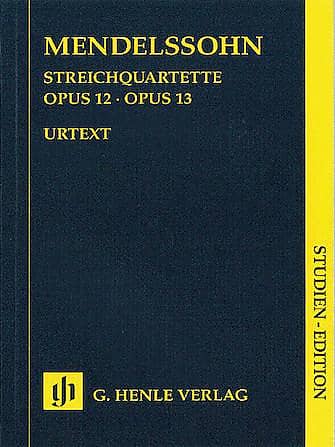 String Quartets Op. 12 and 13 Henle Study Scores | Reverb