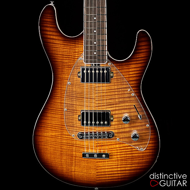 Ernie Ball Music Man Steve Morse LIMITED BFR Caramel Burst | Reverb
