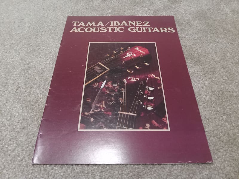 Vintage 1978 Tama/Ibanez Acoustic Guitar Catalog! Rare, | Reverb