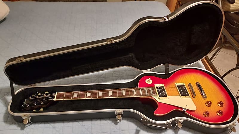 Epiphone Les Paul custom Mid 80s - Cherry Burst | Reverb