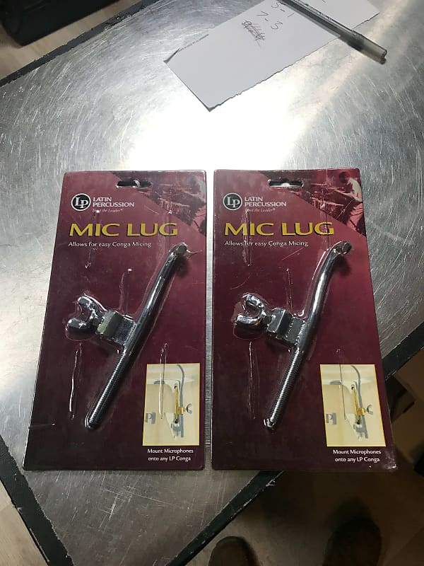 Latin Percussion LP215M Conga Mic Mount Lug 2010s - Chrome | Reverb