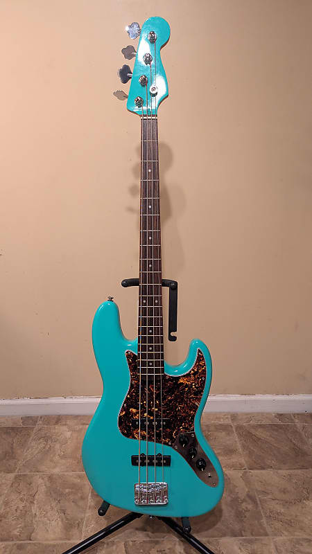 Fender/Squier Jazz Bass 2000s - Teal | Reverb