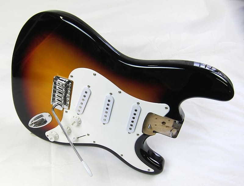 Guitar Body BURST STse Ready to Neck & Play Green Model | Reverb