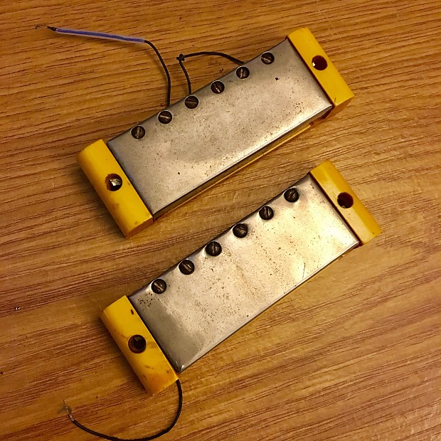 Epiphone New York guitar pickups c 1955 Nickel | Reverb