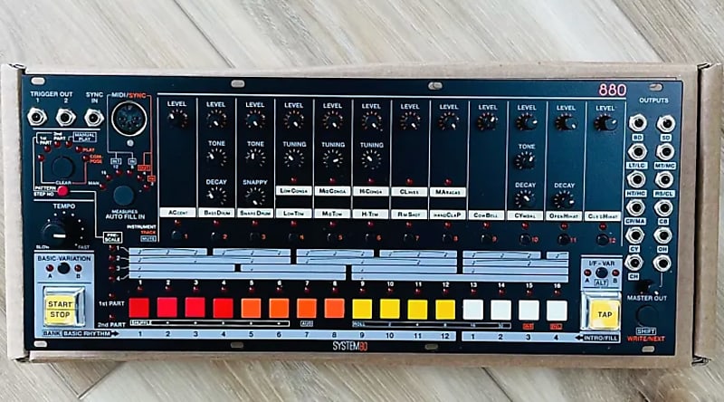 System80 880 Analog Drum Machine Eurorack TR-808 | Reverb