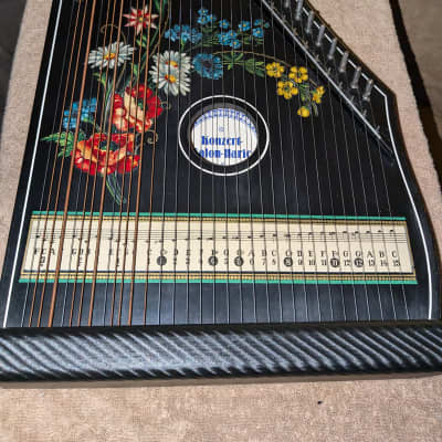 Antique 32 Strings Zither Auto-harp "CARL ARNBERGER" Nr.13 | Reverb