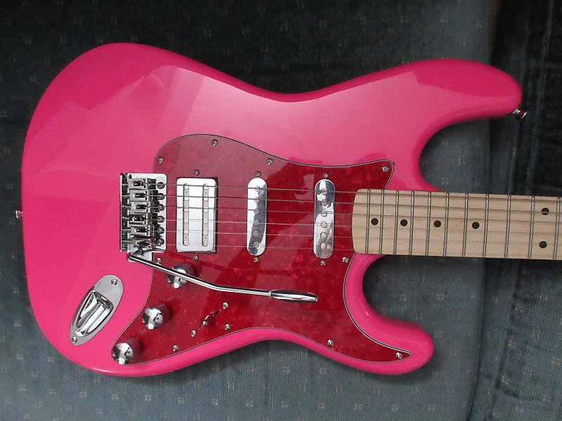 ~Cashified~ Kramer Stratocaster-Style Pink Rock 'n' Roller | Reverb