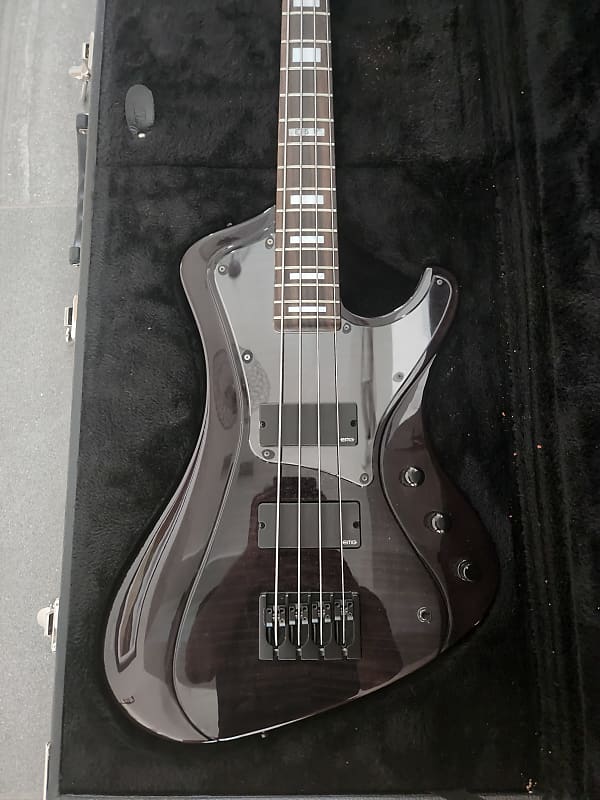 ESP - E-II Stream 4 String Bass - Black Semi Trans | Reverb