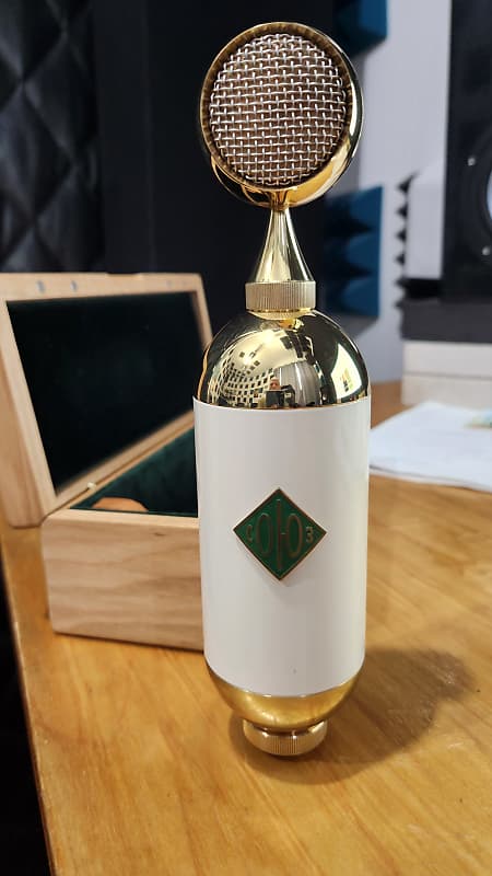 Soyuz 017 FET Large Condenser Microphone Cream/Brass | Reverb