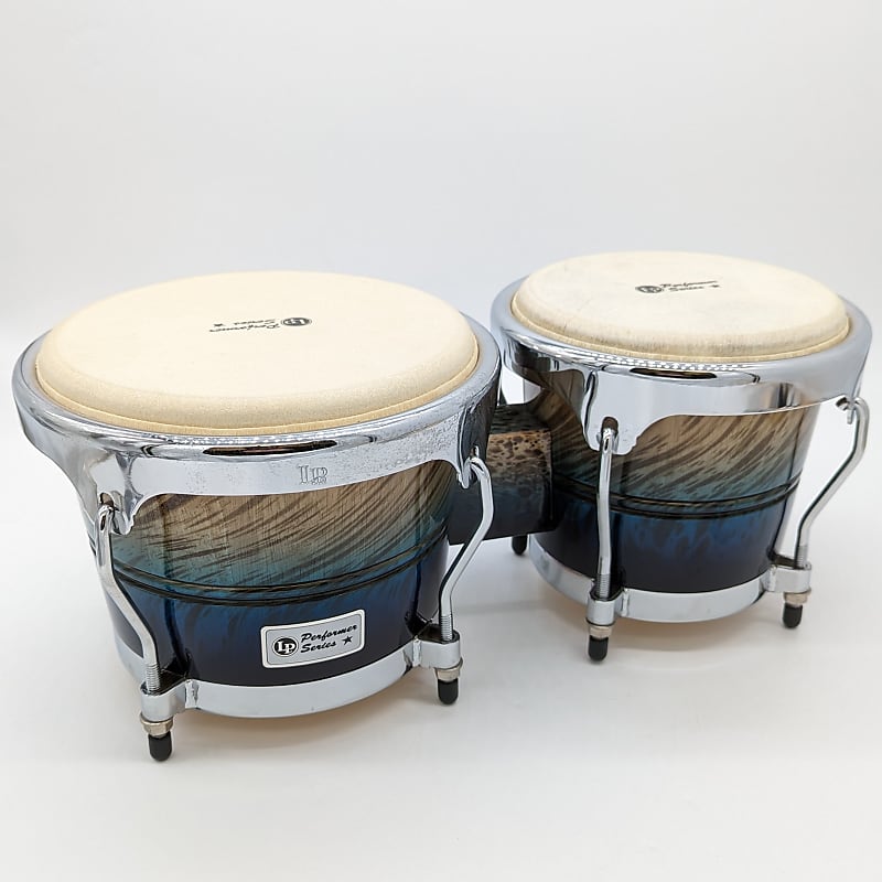 Used LP Performer Series Bongos (Blue Fade) | Reverb