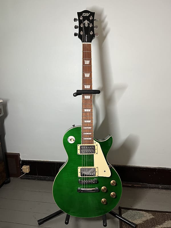 IYV ILS-300 Emerald Green LP Single-Cutaway Electric Guitar | Reverb