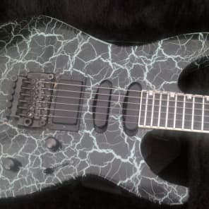 ESP The Mirage Custom 1989 Black/Green Crackle(mega price | Reverb