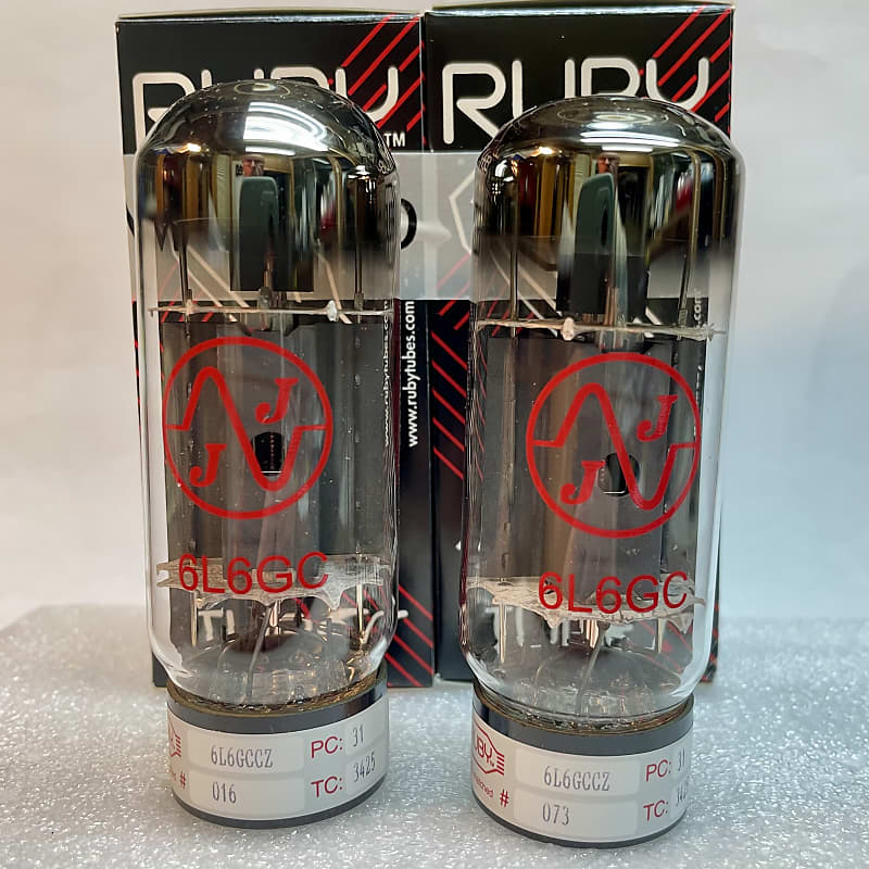 JJ Electronic - Ruby 6L6 GC CZ Power Tube Matched Pair | Reverb Canada