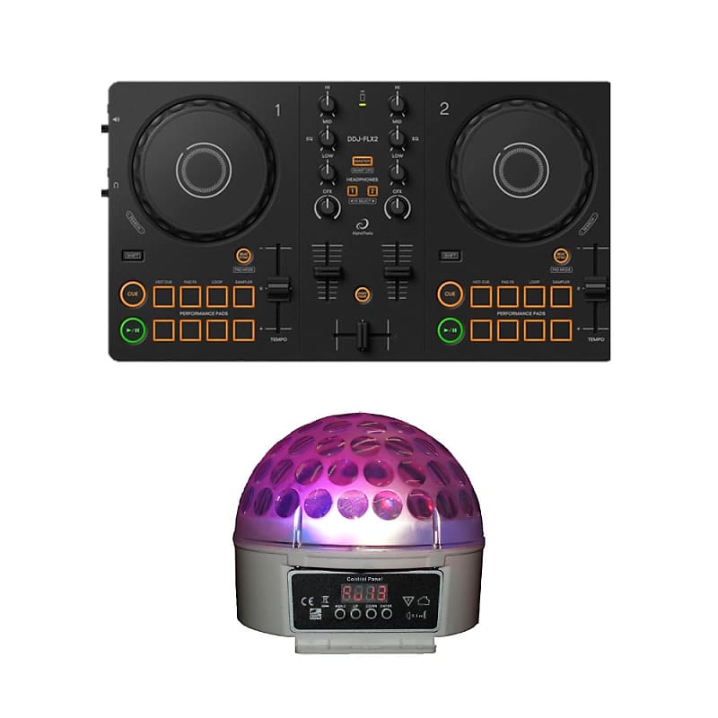 AlphaTheta DDJ-FLX2 DJ Controller w/ Blizzard Snowball Effect | Reverb