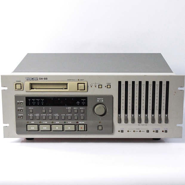 Tascam DA-88 8-Track Digital Audio Multitrack Untested AS-IS | Reverb
