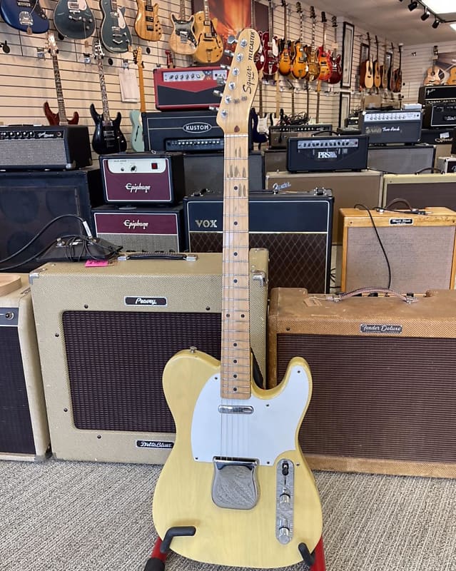 Squier Telecaster 1983/84 - Yellow | Reverb