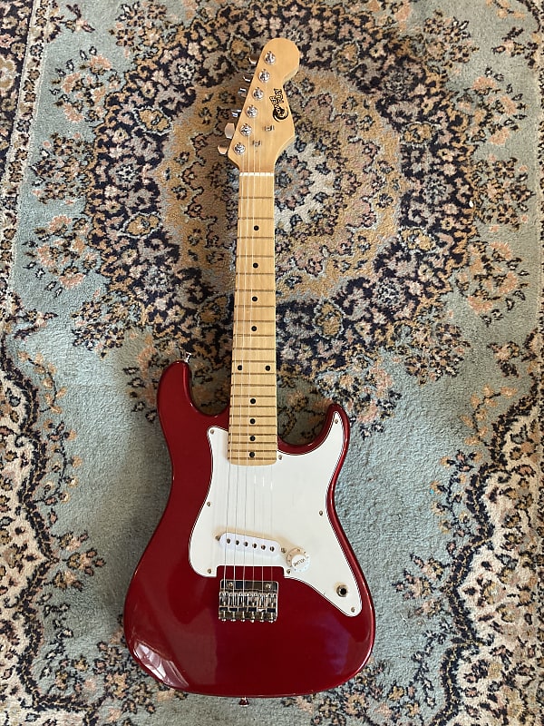 Power Play 3/4 Scale Kid’s Red Strat Style Electric Guitar | Reverb