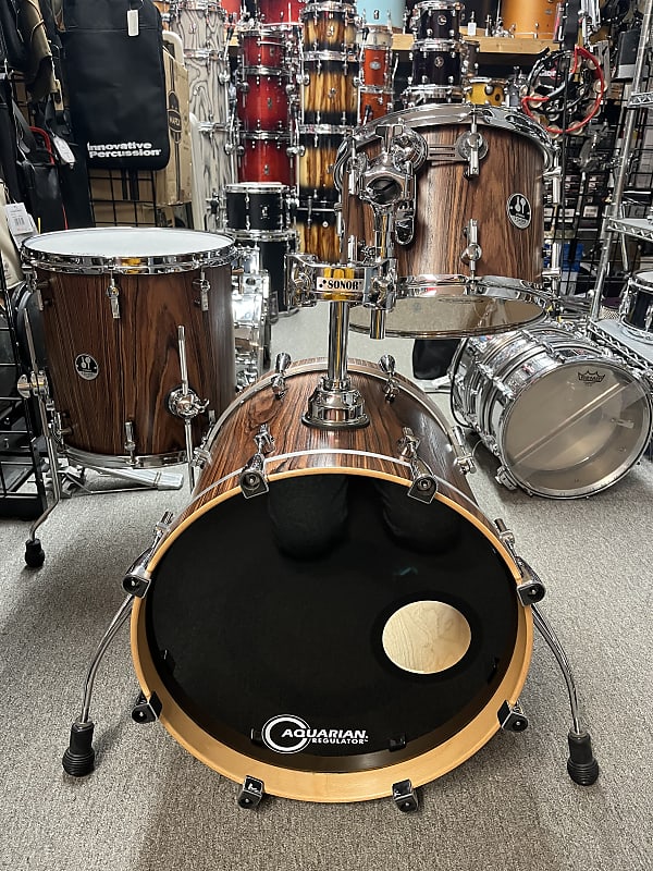 Sonor S-Classix Scandinavian Birch/Rosewood Satin Bop Kit | Reverb