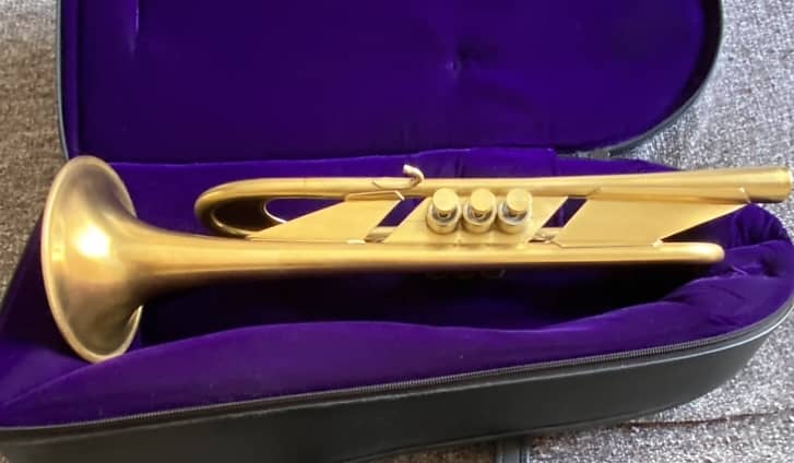 🔥 Monette RAJA Trumpet – GOLD PLATE – Immaculate Condition – | Reverb