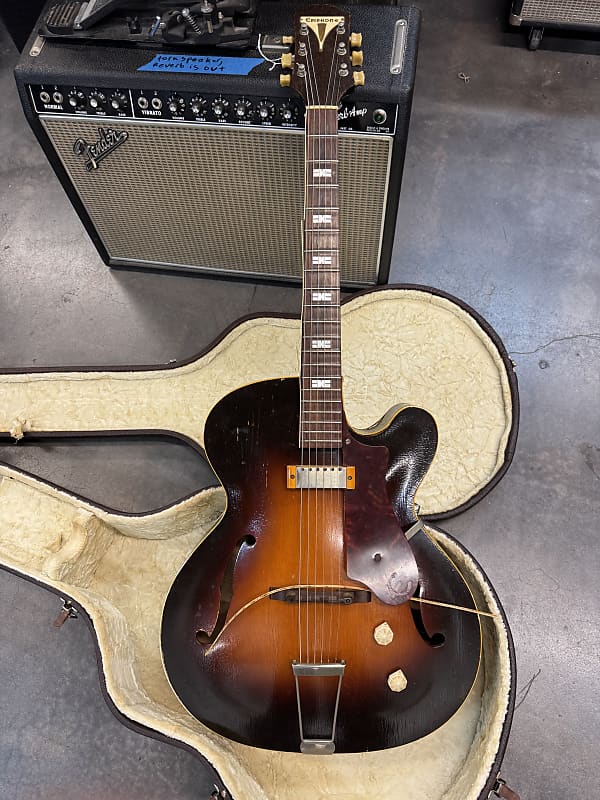 Epiphone Zephyr regent project 1951 - Sunburst | Reverb