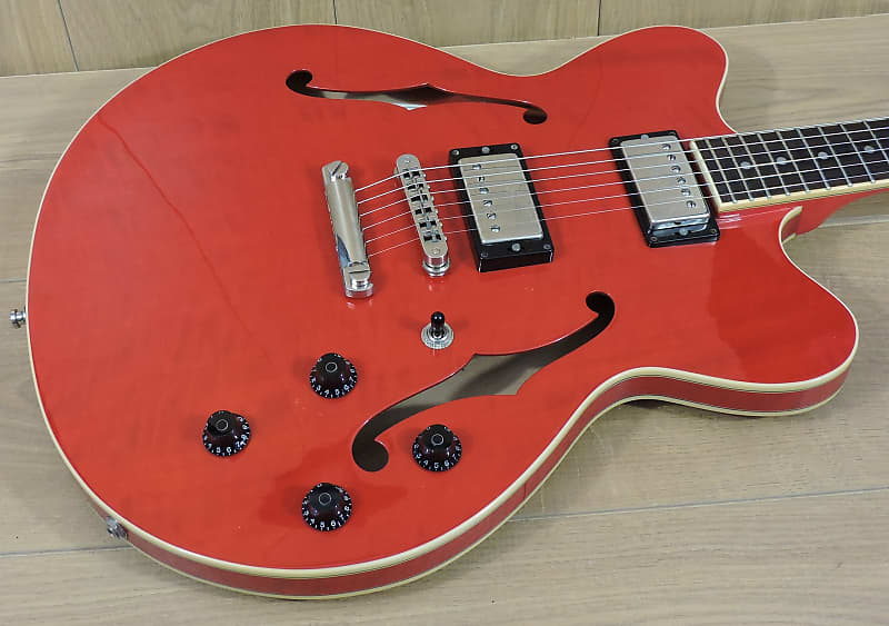 Hofner Verythin Standard. Made in Germany 2006 - Cherry | Reverb