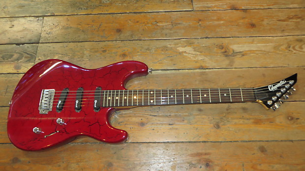 Charvette By Charvel Crackle Finish Electric Guitar 3 Single | Reverb
