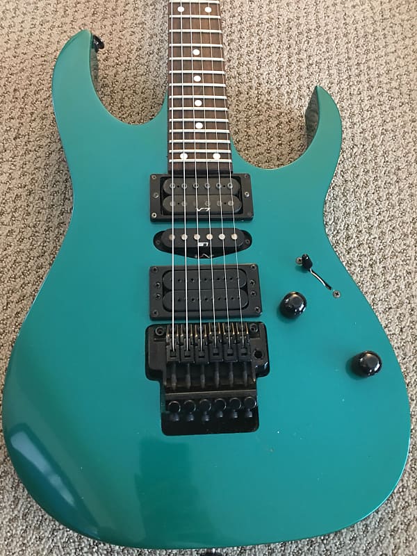 1992 Ibanez RG470 Emerald Green | Reverb