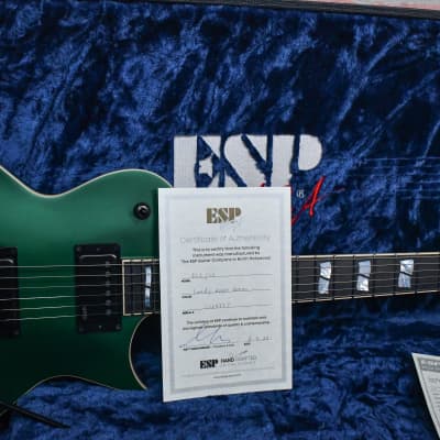 ESP USA Custom Shop Eclipse FR Candy Apple Green Satin 2024 | Reverb