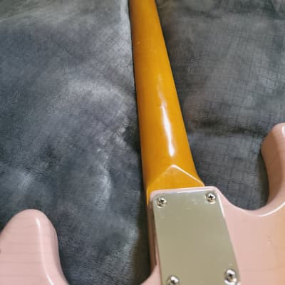 Custom Relic strat 2023 - Aged shell pink nitro | Reverb