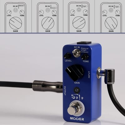 MOOER Solo Distortion Guitar Pedal, All-sided High-gain | Reverb