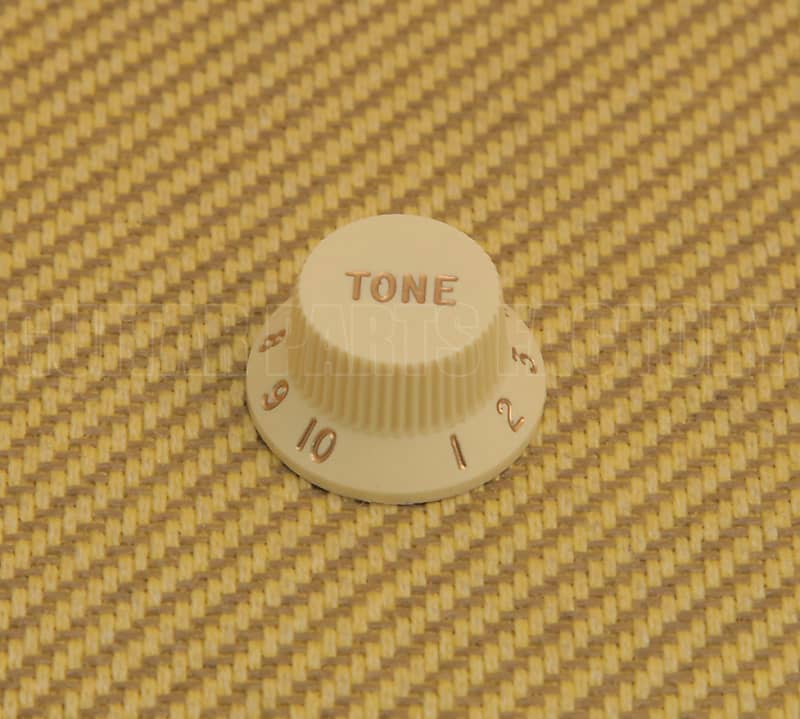 1369-Tone (1) Fender Aged White Strat Tone Knob | Reverb