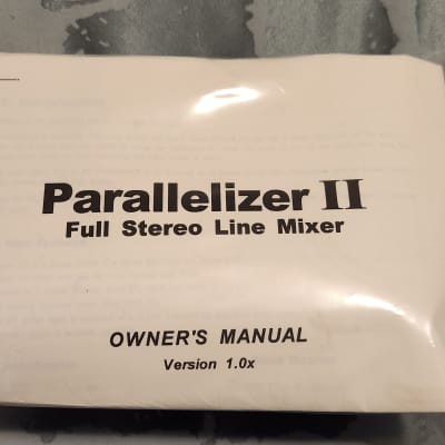 MusicomLab Parallelizer II Stereo Line Mixer | Reverb