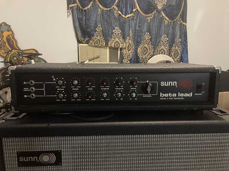 Sunn Sunn beta-lead. Serial A. 91479 80—90s Black | Reverb