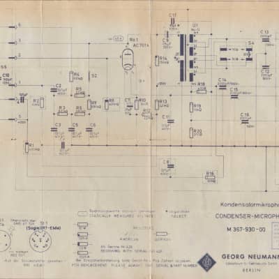 Two Neumann M367/M269 (U67 ORTF)a mythical Vintage microphone | Reverb
