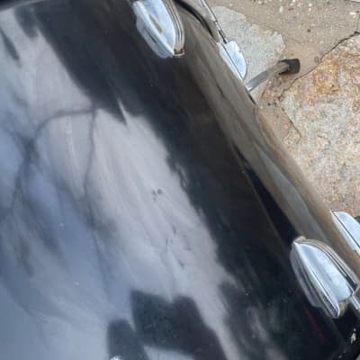 Ludwig Black Cortex 70's 22x16 Maple Bass Drum for set kit | Reverb