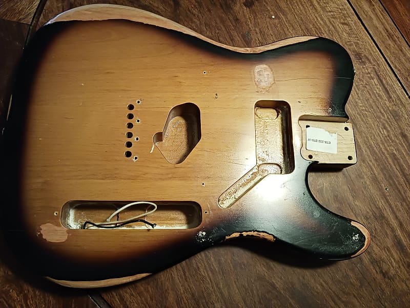 Custom Telecaster Relic Body, W/Some Parts, Alder, Humbucker | Reverb