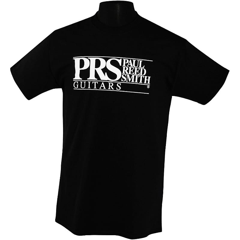 PRS Block Logo Short-Slv Tee Large Black | Reverb