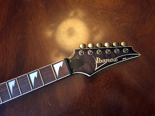 2007 Ibanez RG Wizard II Neck in Quilted Transparent Grey | Reverb