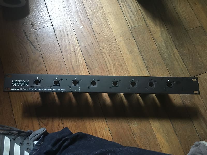 Ocean Matrix 8XFW Patchbay Black | Reverb