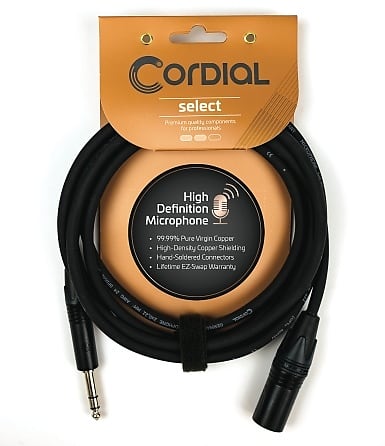 Cordial Premium Microphone Cables with Balanced Connectors, | Reverb