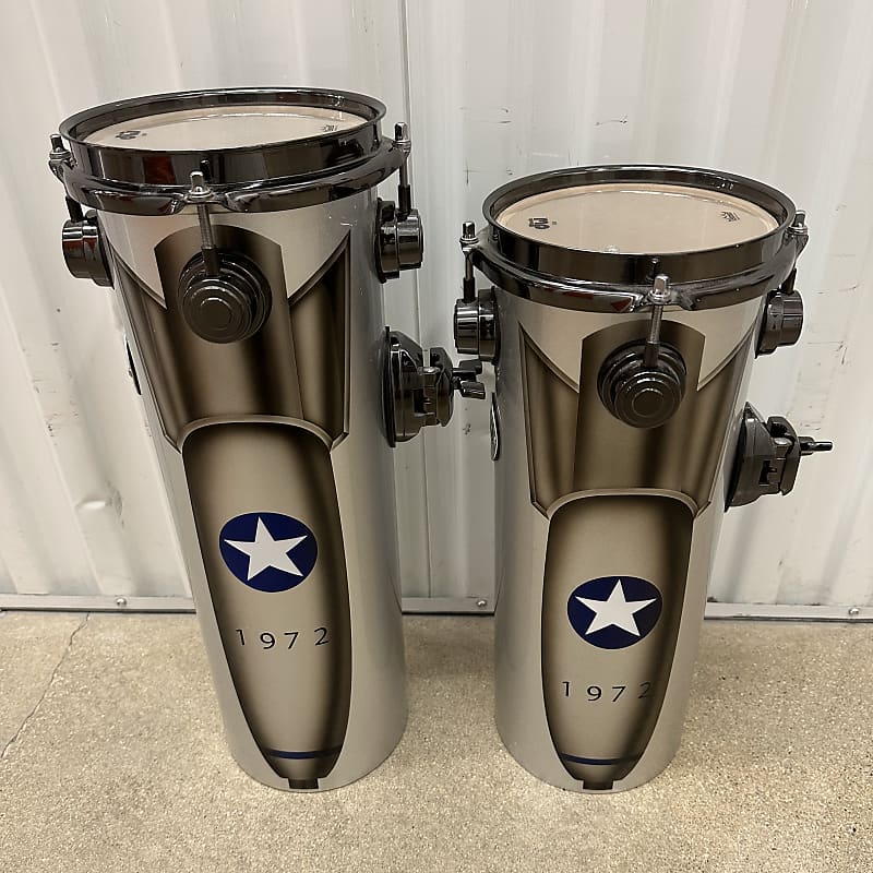 DW COLLECTORS RATA TOMS ONE OF A KIND LOUIE GARCIA PAINTED | Reverb