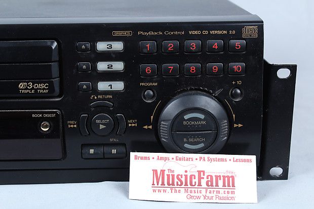 RSQ MV333 3-DISK VIDEO CD PLAYER VERSION 2 NTSC/PAL | Reverb Australia